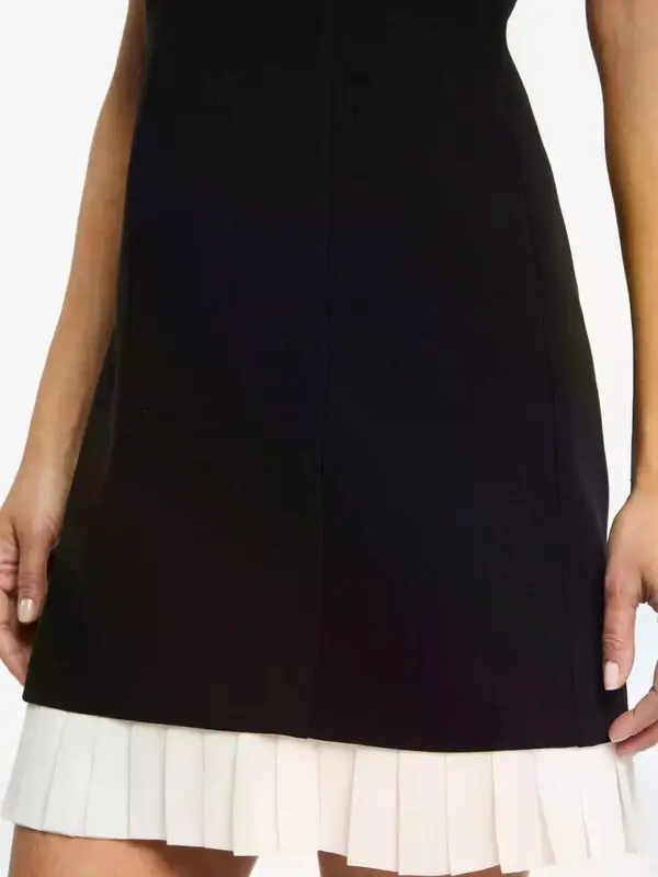 Cinq À Sept Deidra Pleated-hem Tie-neck Dress