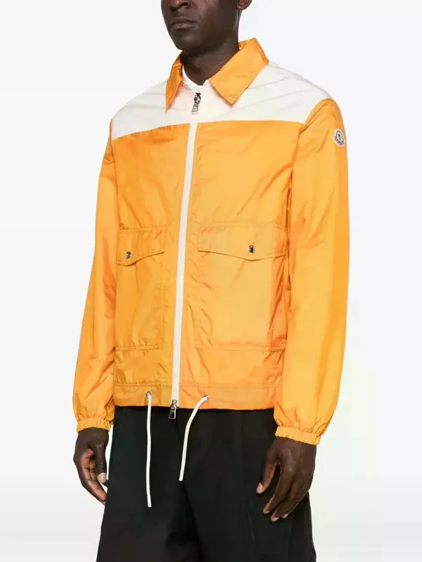 Moncler Dirillo Color-block Zip-up Jacket - Yellow