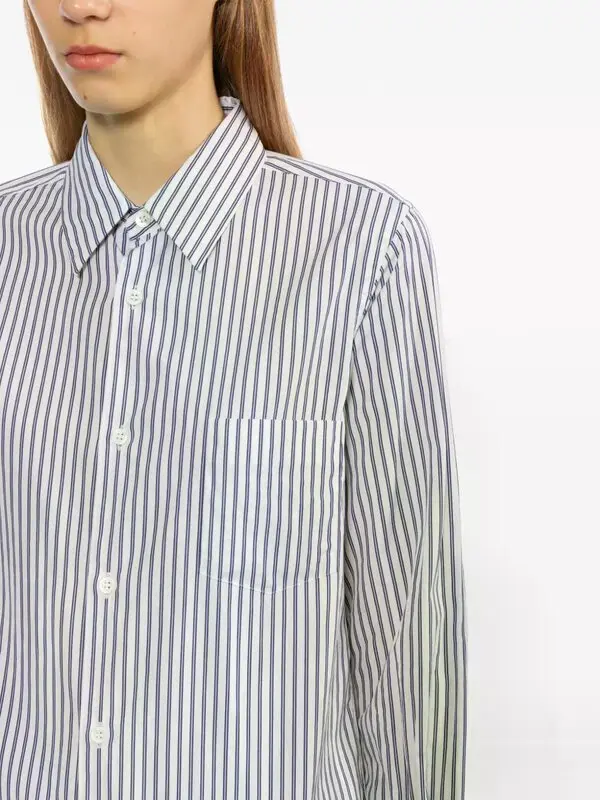 Comme Des Garçons Striped Shirt Dress