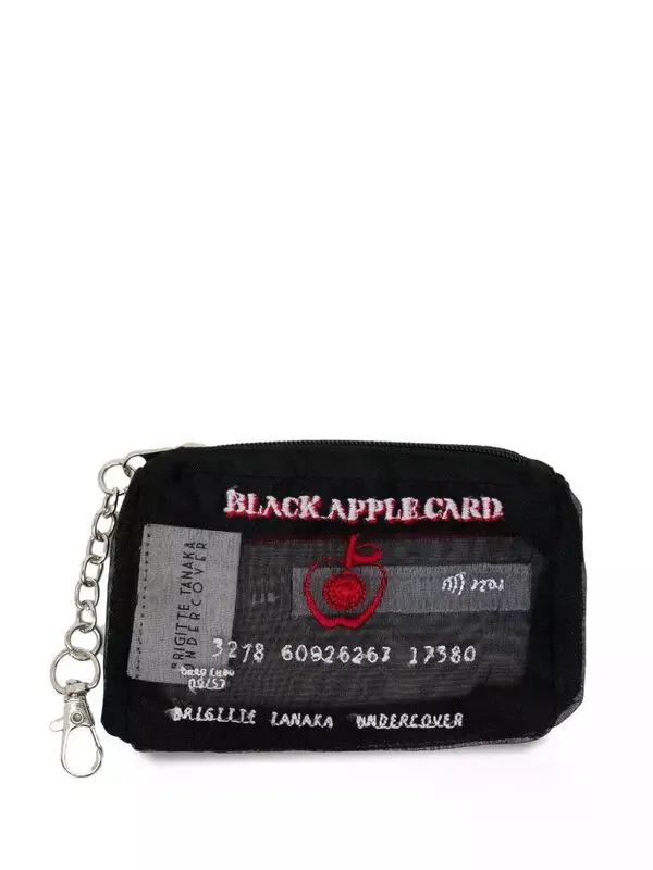 Undercover X Brigitte Tanaka Embroidered Wallet - Black