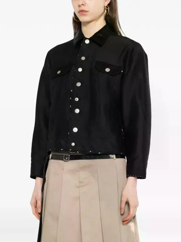 Undercover Printed-hem Jacket
