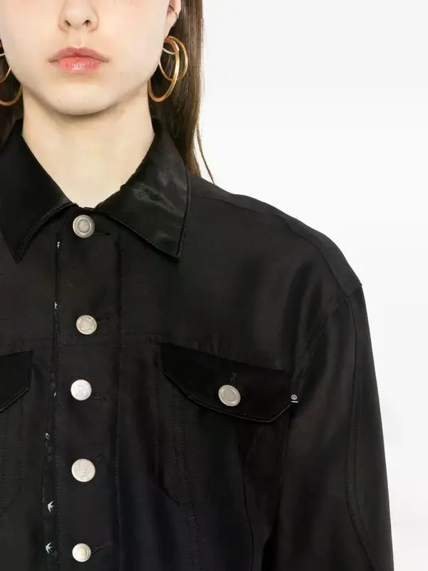 Undercover Printed-hem Jacket