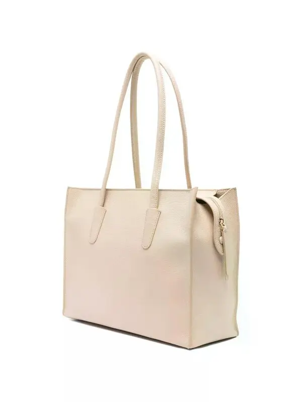 COCCINELLE Logo-embossed Leather Shoulder Bag