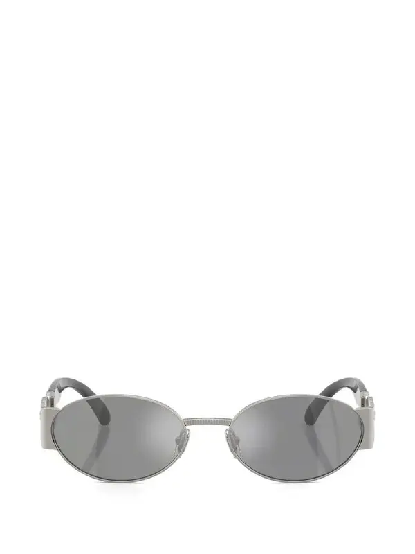 Versace Oval-frame Sunglasses - Silver