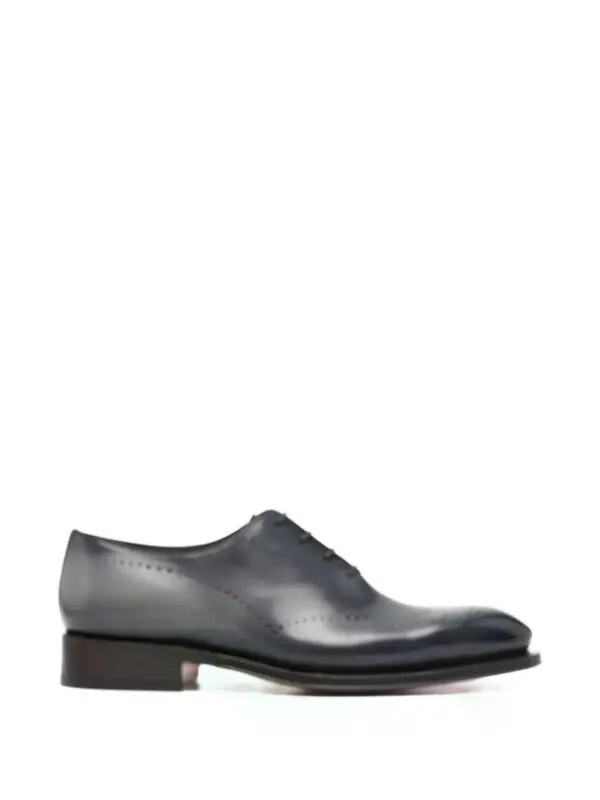 Santoni Leather Oxford Shoes