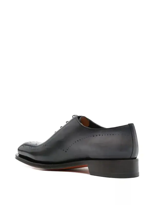 Santoni Leather Oxford Shoes