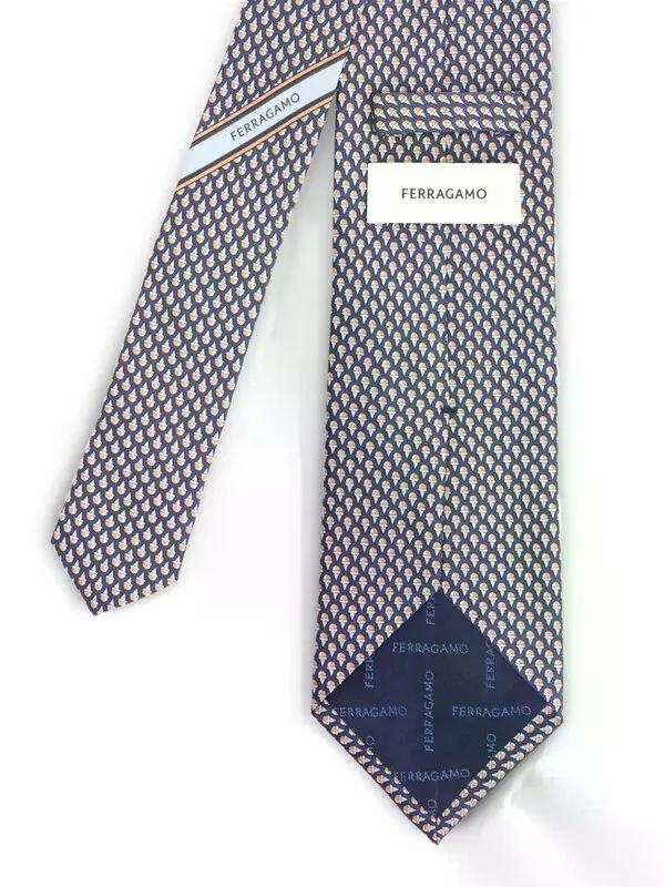 FERRAGAMO Ice-cream Print Silk Tie