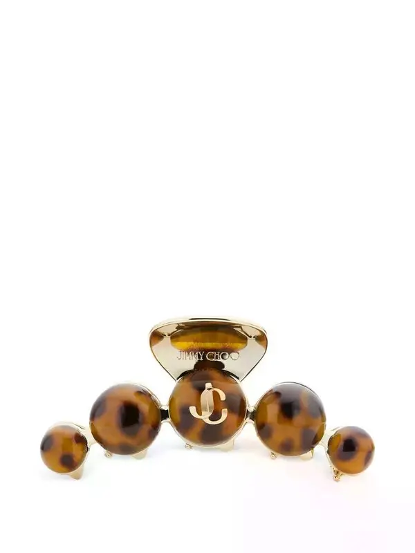 JIMMY CHOO Claw Tortoiseshell Hair Clip - Brown