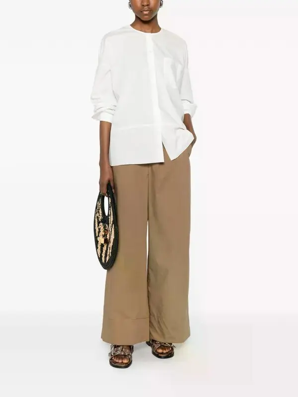 SUSANNE BOMMER Elasticated-waistband Wide-leg Trousers