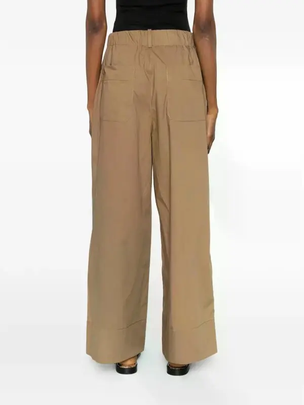 SUSANNE BOMMER Elasticated-waistband Wide-leg Trousers