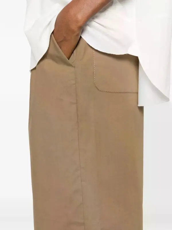 SUSANNE BOMMER Elasticated-waistband Wide-leg Trousers