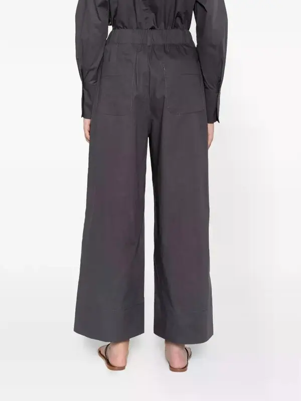 SUSANNE BOMMER Wide-leg Elasticated-waist Trousers