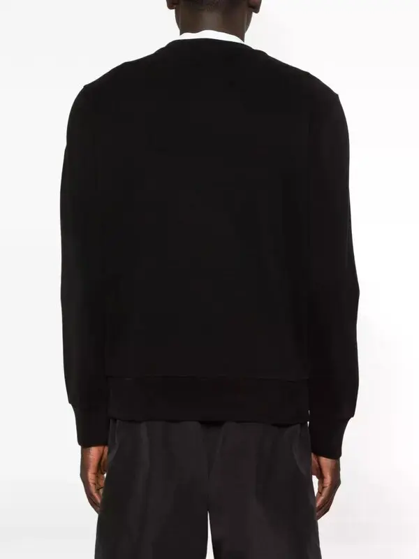 Moncler Logo-embroidered Sweatshirt - Black