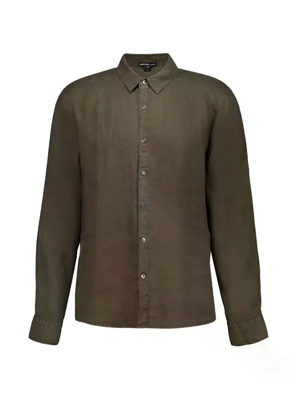 JAMES PERSE Long-sleeve Linen Shirt
