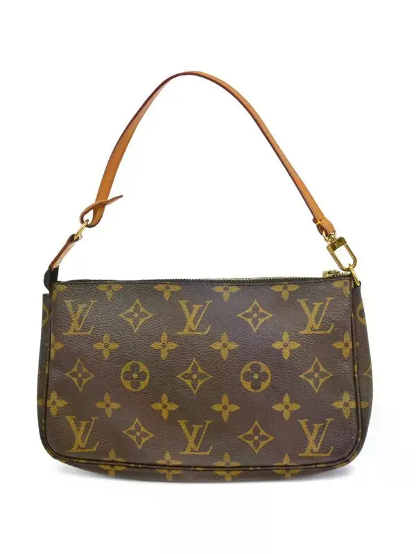 LOUIS VUITTON 2001 Monogram Pochette Accessoires - Brown