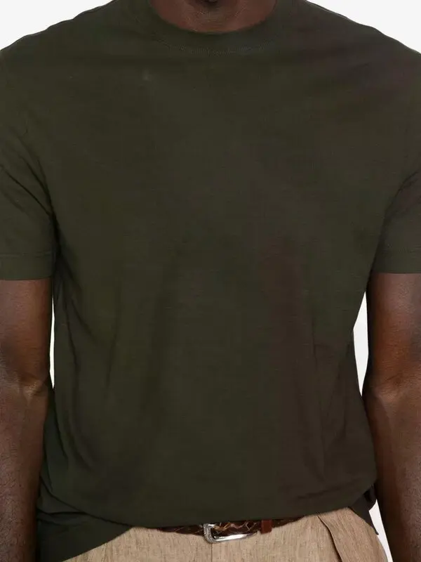 FILIPPO DE LAURENTIIS Crew Neck T-shirt - Green