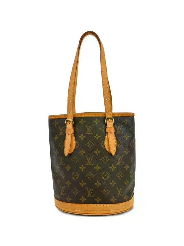 LOUIS VUITTON 2004 Pm Monogram Bucket Tote Bag