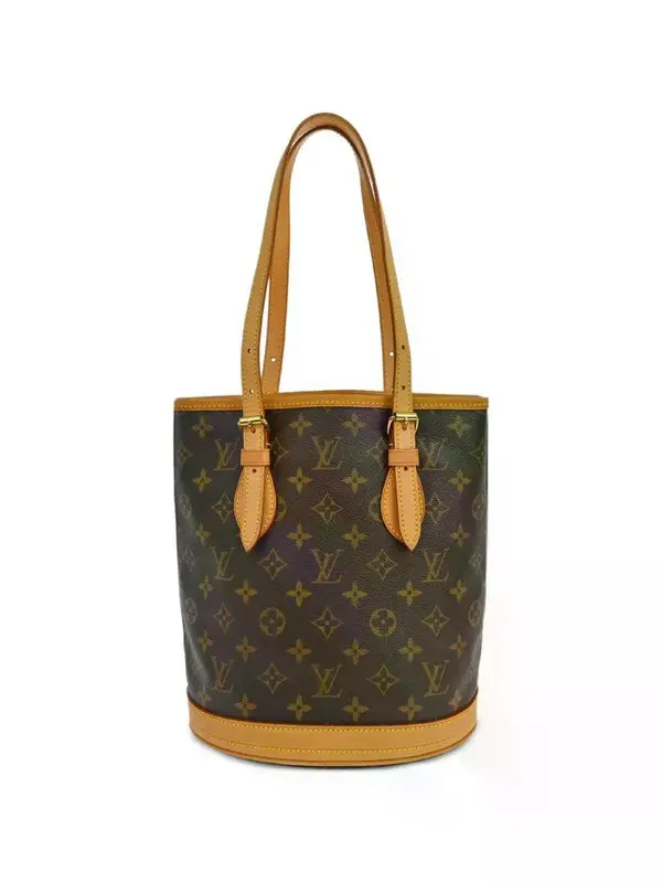 LOUIS VUITTON 2004 Pm Monogram Bucket Tote Bag