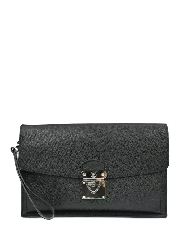 LOUIS VUITTON 1990-2000s Taiga Veraiya Clutch