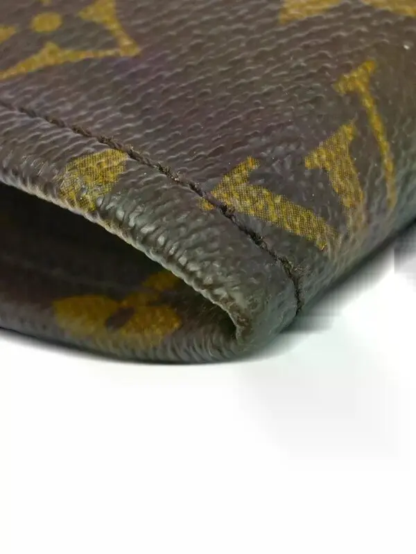 LOUIS VUITTON 1995 Monogram Poche Documents Business Bag - Brown