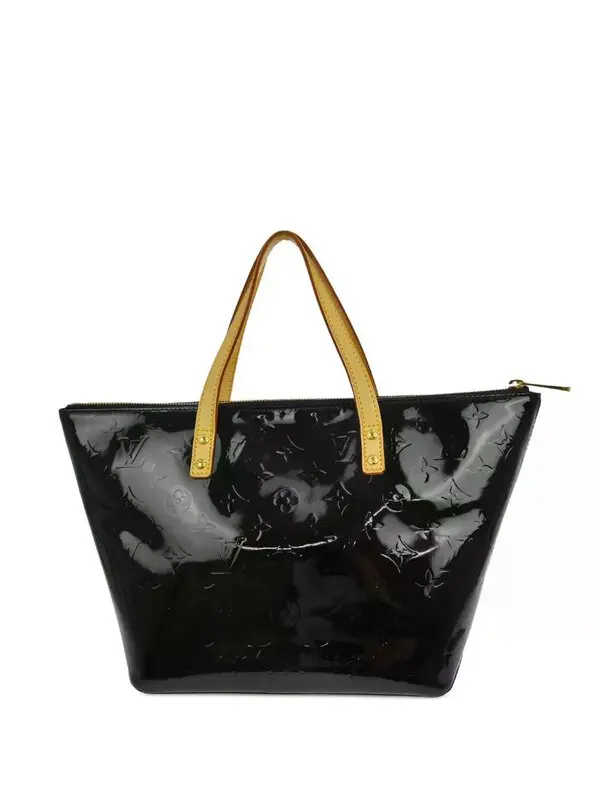 LOUIS VUITTON 2008 Pm Monogram Vernis Bellevue Handbag - Black