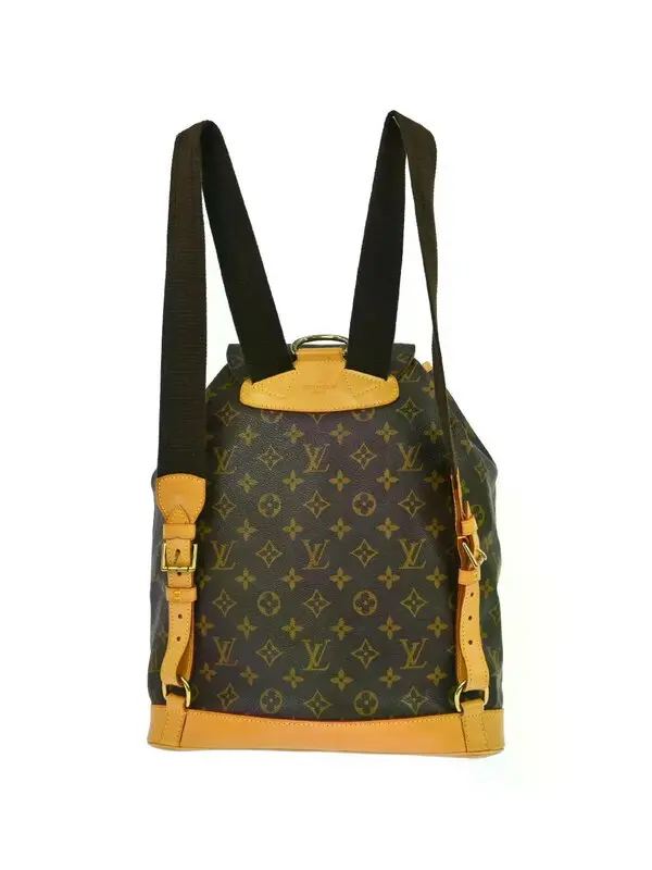 LOUIS VUITTON 1996 Montsouris Gm Monogram Backpack - Brown