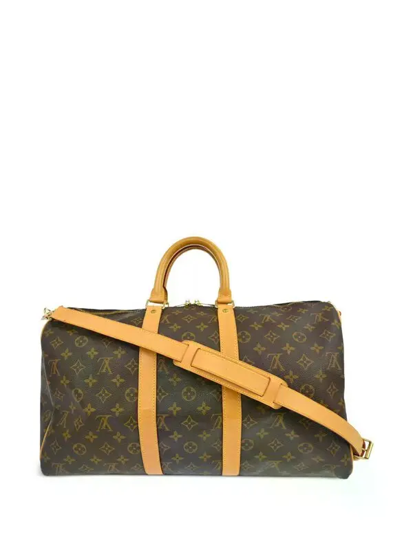 LOUIS VUITTON 2000 45 Monogram Keepall Bandoulière Handbag