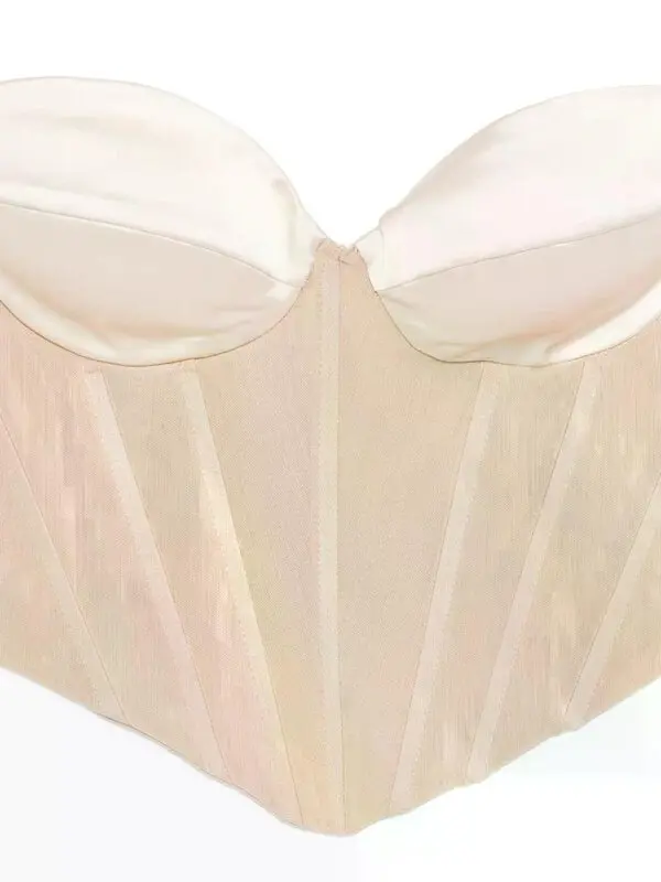 ACTUALEE Boned Corset Top