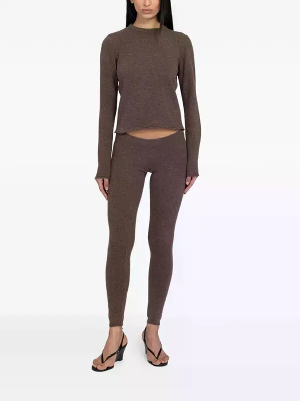 Gimaguas Cometa Ribbed-knit Sweater - Brown