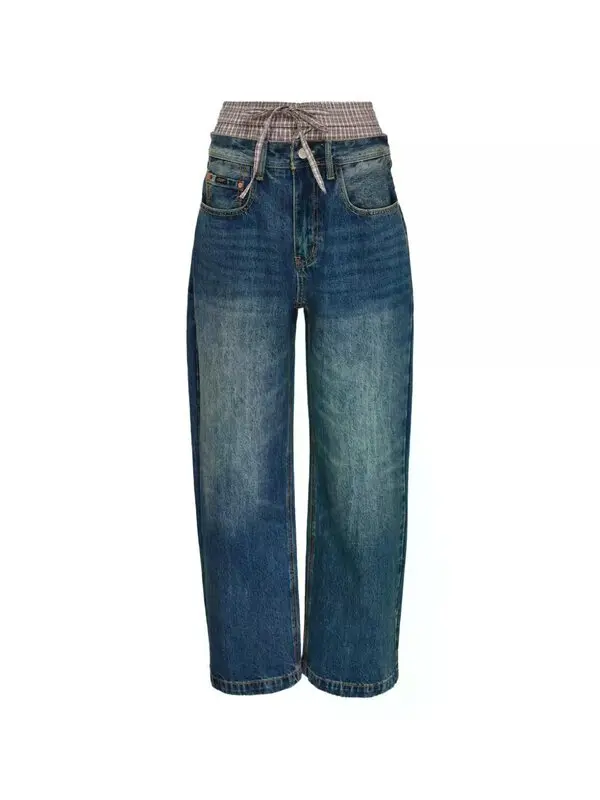 Andersson Bell Trunk Layered-waist Jeans