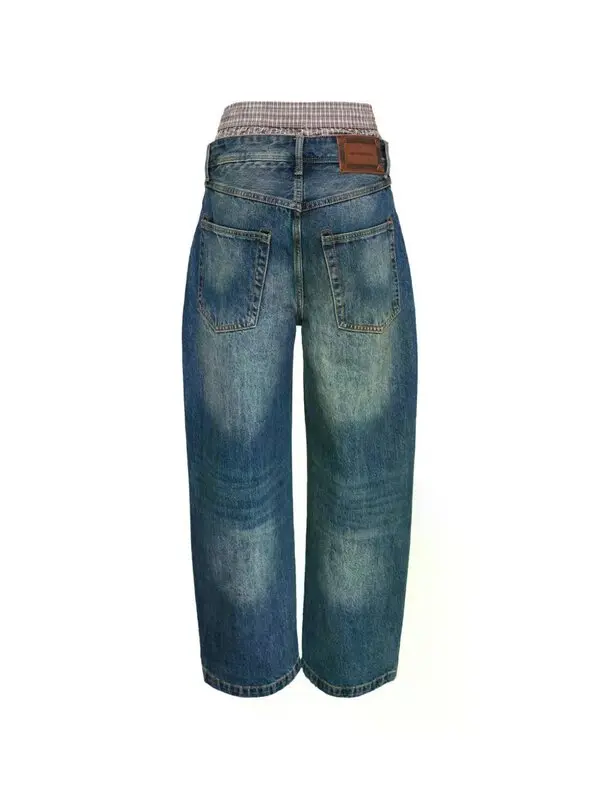 Andersson Bell Trunk Layered-waist Jeans