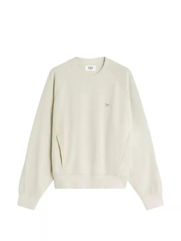 Maison Kitsuné Raglan-sleeve Sweater With Logo Patch