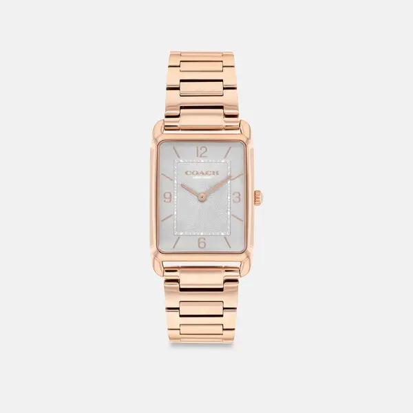 COACH Elliot Bracelet Watch, 32mm X 26mm - Rose Gold