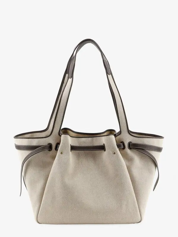 Tory Burch Romy Canvas Tote - Beige