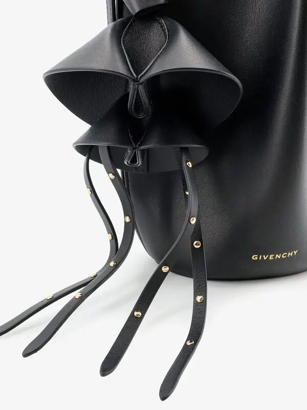 Givenchy Nano Snap Leather Bag - Black