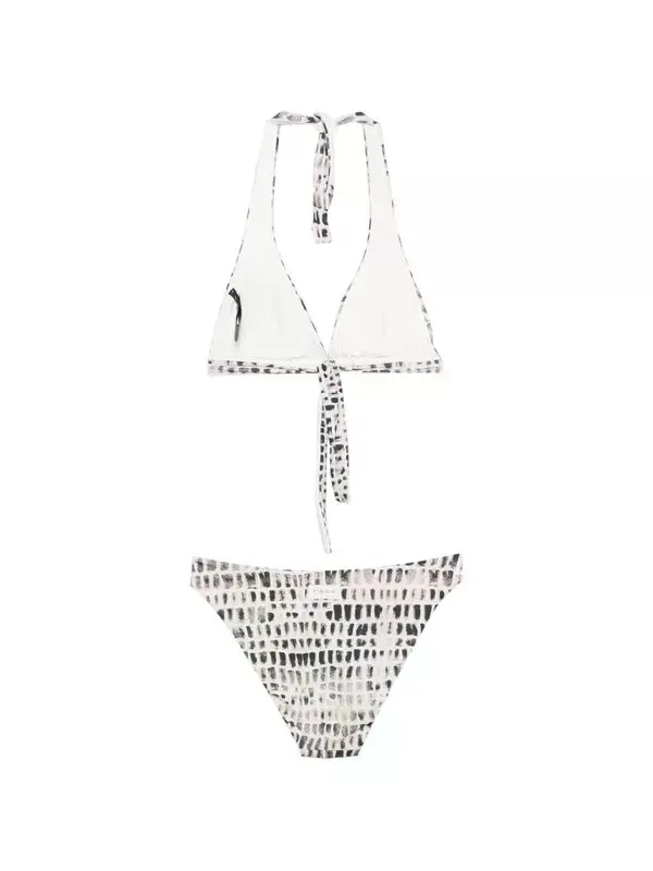 FISICO Patterned Halterneck Bikini