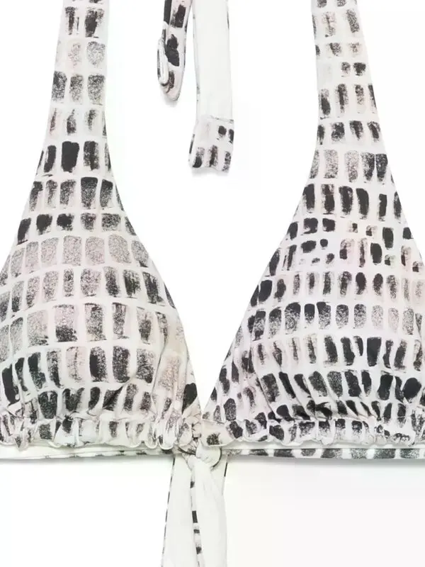 FISICO Patterned Halterneck Bikini