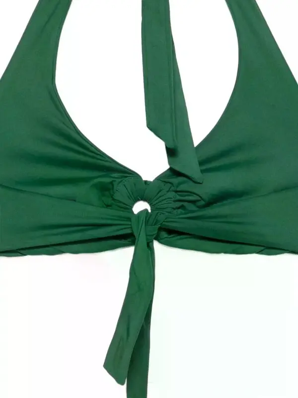 FISICO Halterneck Ring-detail Bikini - Green