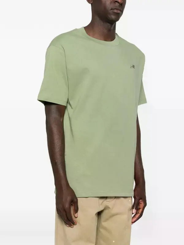 NEW BALANCE Athletics Cotton T-shirt - Green