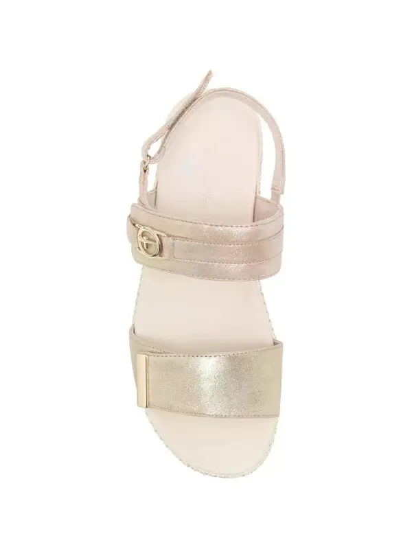 TAMARIS Metallic Leather Sandals