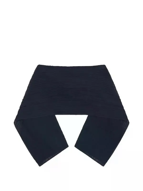 Issey Miyake Pleated Scarf - Blue