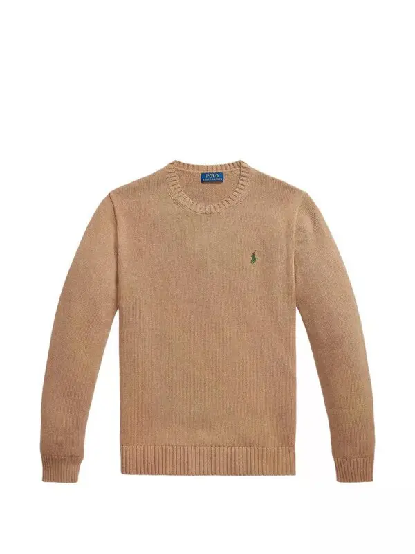 Polo Ralph Lauren Embroidered-logo Crew-neck Sweater