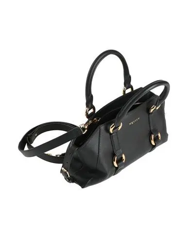 Alexander McQueen Pebbled Leather Tote Handbag - Black