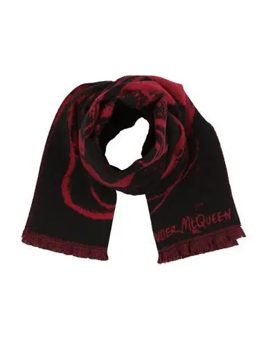 Alexander McQueen Scarf Wool - Red