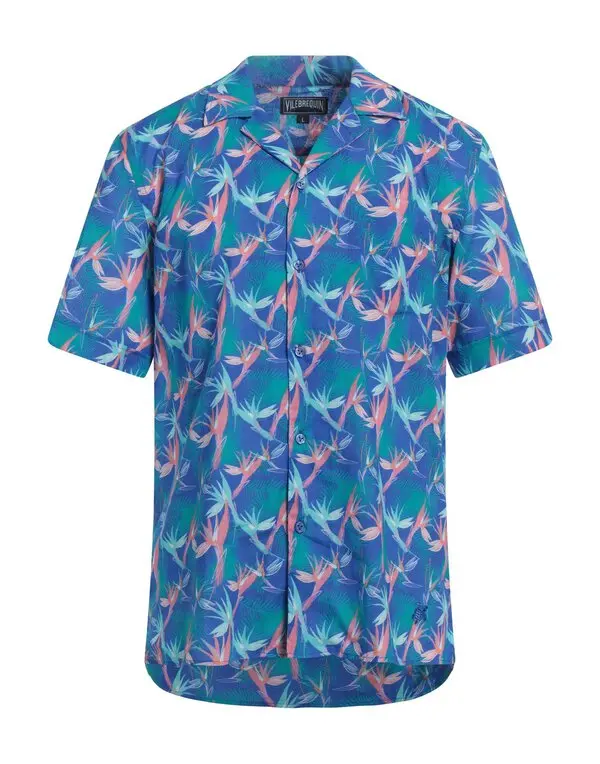 Vilebrequin Shirt Size Cotton, Linen - Blue