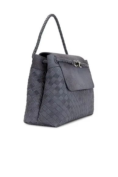 Bottega Veneta Borsa Intrecciato 15 Melange Denim Sue Ave - Cloudy Indgram