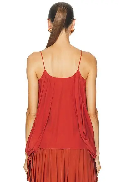 Balmain Draped Crepe Top
