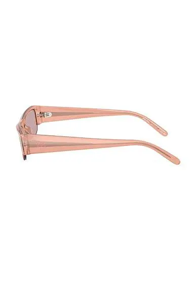 Miu Miu Rectangular Sunglasses - Pink