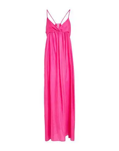 Momoni Flared Maxi Dress - Fuchsia