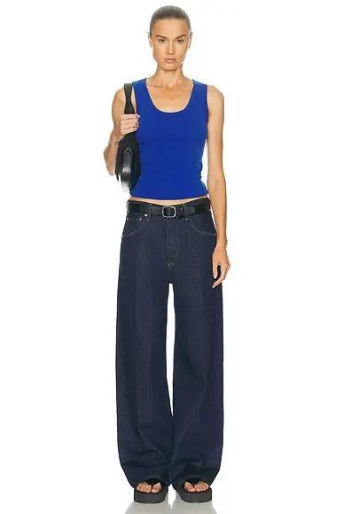 AGOLDE Poppy Tank Top - Cobalt